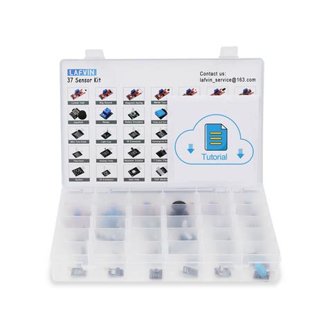 Lafvin 37 Sensor Kit For Arduino Uno R3 Mega2560 Mega328 Nano With Tut