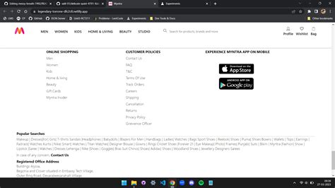 Github Salil Myntra Clone This Repository Contains My Project That I Have Made During My