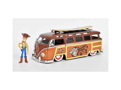 Volkswagen T1 Samba Minibus 1962 S Figurkou Woody Toy Story 1 24 Jada Toys Svet Aut Cz