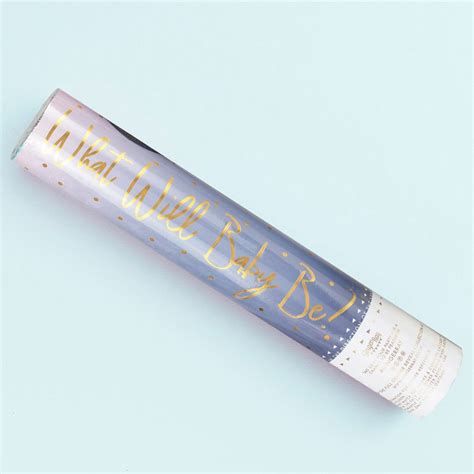 Gender Reveal Smoke Cannon Blue With Confetti Sweet Maries Party Shop