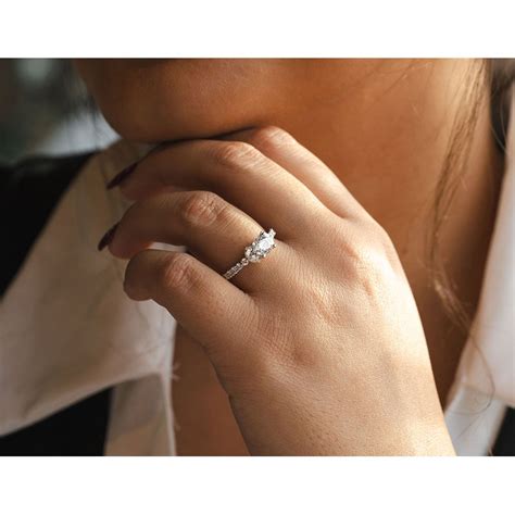 Kesslers 1 1 4ct T W Round Cut Kessler 81 Diamond Engagement Ring In 14k White Gold Bmfy345011