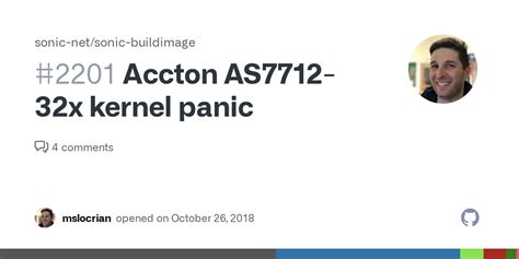 Accton As7712 32x Kernel Panic · Issue 2201 · Sonic Netsonic