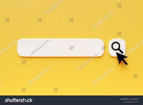D Illustration Search Bar Design Element Stock Illustration Shutterstock