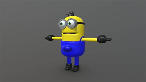 Minion Model For Blender Download Free 3d Model By Jaspermateodev [3f90320] Sketchfab