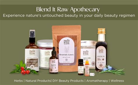 Blend It Raw Apothecary Organic Aloe Vera Gel For Face Skin And Hair