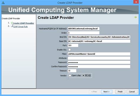 How To Configure Cisco Ucs Manager Ldap Ad Users Authentication