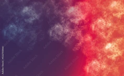 Real Clouds In Space Planets Concept Colorful Clouds Moving In Space 3d Rendering Clouds