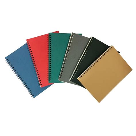 Retro Cowhide Coil Notebook Thickened Blank Book Grid Horizontal Line