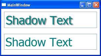 C How To Add Dropshadoweffect To Just The Text Of A Textbox