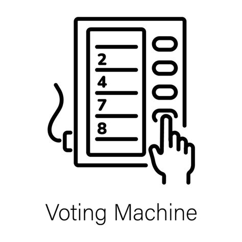 Trendy Voting Machine 45721871 Vector Art At Vecteezy