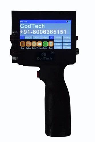 CodTech Inkjet Coding Machine Handy Portable At 7800 In Ghaziabad