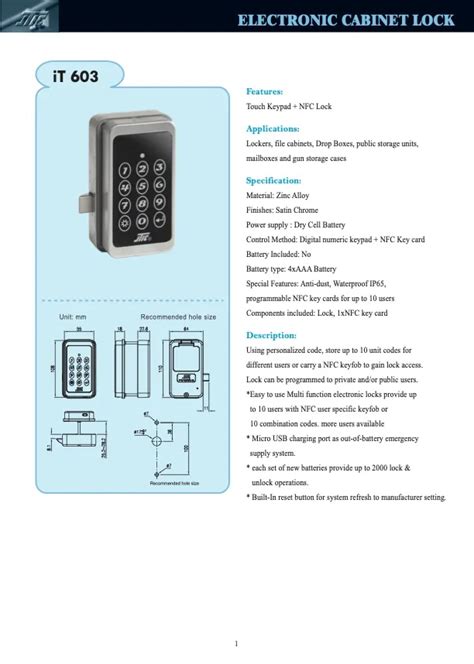 Modern Digital Panel Lock Key Entry System With Number Pad Buy Key