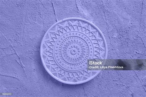 만다라 코스터 콘크리트 콘크리트 새로운 트렌드 2022 팬톤 색상 매우 페리 공간을 복사합니다 데코르 홈 석고 수제 콘크리트