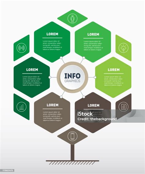 인포그래픽 과학 기술 연구 에코 비즈니스의 지속 가능한 발전과 성장 6 가지 옵션 부품 단계 또는 점이있는 녹색 비즈니스 개념 0명에 대한 스톡 벡터 아트 및 기타 이미지