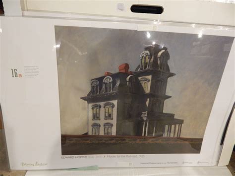 Picturing America Poster “house By The Railroad” By Edward Hopper