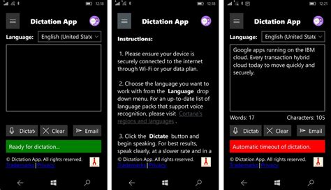 Voice To Text Made Simple With The Dictation App For Windows 10 Mobile