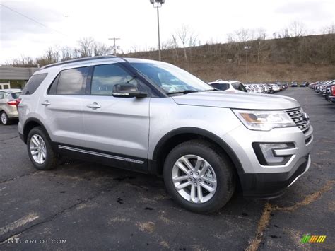 2016 Ingot Silver Metallic Ford Explorer Xlt 111708273 Photo 12 Car Color