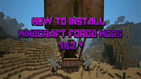 Minecraft Tutorial How To Install Minecraft Forge Mods 162 And Up
