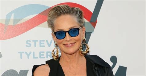 Sharon Stone Sizzles In Lace Black Underwear For Racy Magazine Shoot Starts At