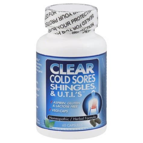 Clear Cold Sore Shingles And Utis Herbal Capsules 60 Ct Frys Food Stores