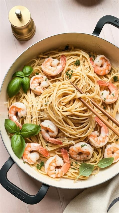 25 Minute Shrimp Scampi With Linguine