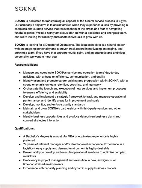 Ahmed Gaballah On Linkedin Cairo Egypt I Am Hiring A Director Of