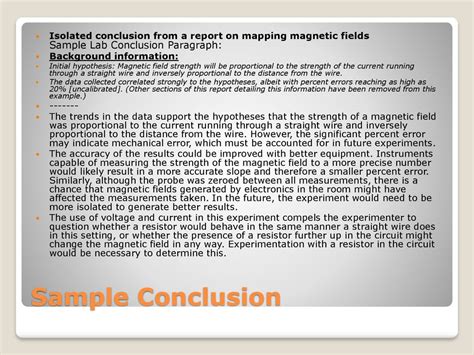 Lab Report Conclusion Template Atlanticcityaquarium