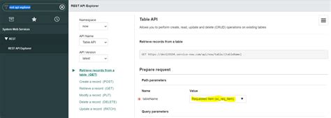 Solved Rest Api To Get Requested Items Servicenow Community
