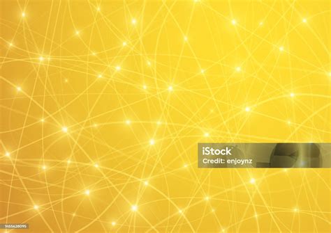 Abstract Yellow Data Network Background Stock Illustration Download