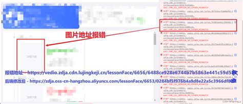 图片地址报错 net err ssl version or cipher mismatch 访问图片 net err 55l