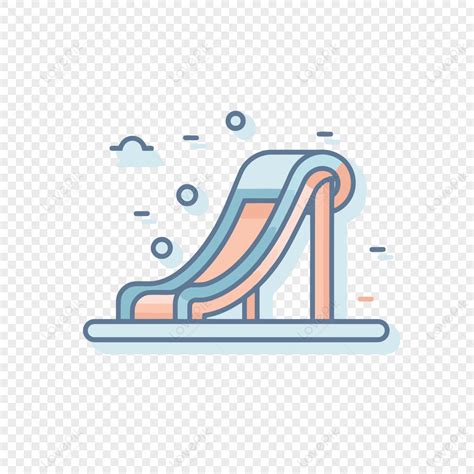 워터 슬라이드 아이콘 플랫 라인 벡터개요욱스 Png 일러스트 무료 다운로드 Lovepik