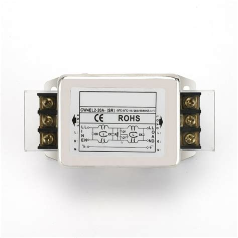 220v Bipolar Terminal Block For Emi Purification Power Filter Cw4l2