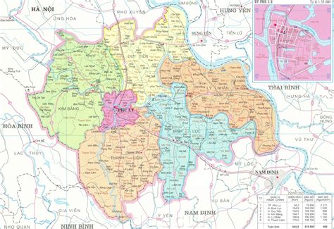 Bản đồ Tỉnh Hà Nam