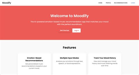 Moodify Emotion Based Music Recommendation App Moodify