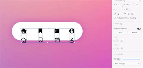 menu micro interaction with adobe xd