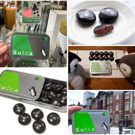 現貨。日本東京車站限定🇯🇵再入荷~限定稀有企鵝suica西瓜卡紀念鐵盒巧克力 8入 蝦皮購物