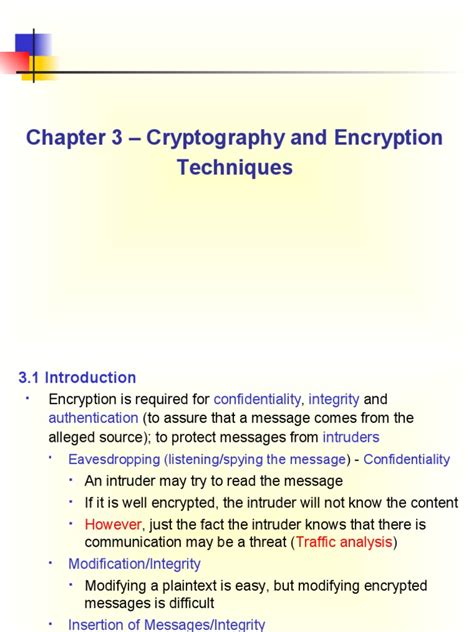 chapter 3 cryptography and encryption techniques pdf cryptography