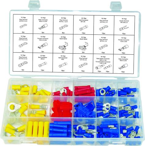 Swordfish 71090 160pc Wire Terminal Assortment