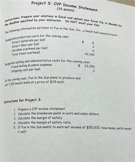 Solved Instructions Prepare Your Solutions In Excel And Chegg