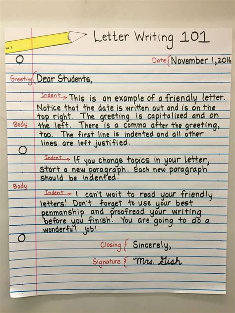 Friendly Letter Example 6th Grade 18 Friendly Letter Format Sample