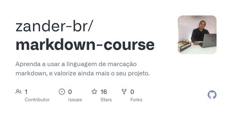 Github Zander Brmarkdown Course Aprenda A Usar A Linguagem De