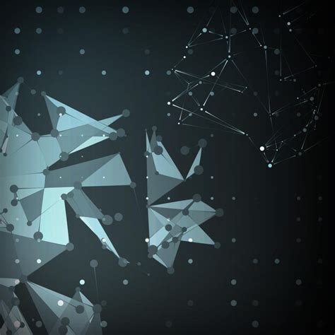 기술 배경의 개요 프리미엄 벡터