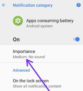 How To Disable Battery Usage Notification On Android Oreo