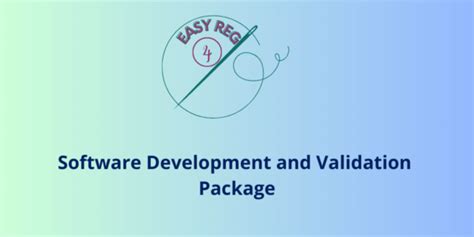 Software Development And Validation Package 4easyreg