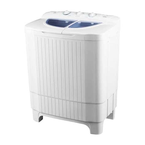 Jeremy Cass 15 Cu Ft Top Load Twin Tub Washing Machine With Drain Pump In White Flwkxpb60