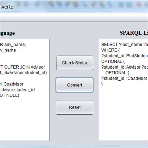 Conversion Example Of Sql Query With Nested Left Outer Join Download