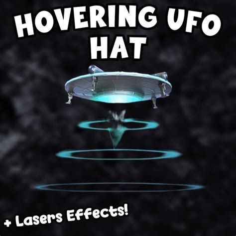 Roblox Hovering Ufo Hat All Platforms Etsy