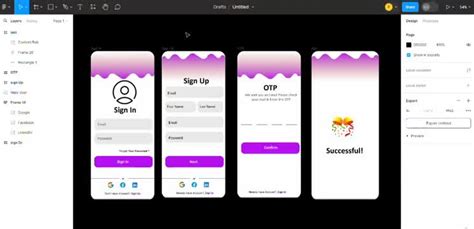 Preethipa V On Linkedin Task1 Ui Uiux Signup Internship