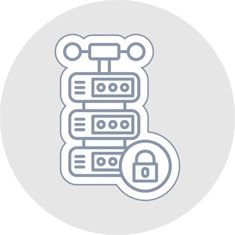 Server Line Sticker Multicolor Icon 37849054 Vector Art At Vecteezy