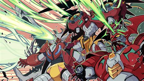 Getter Arc Shin Getter Dragon Getter 1 And Shin Dragon Getter Robo And 4 More Drawn By
